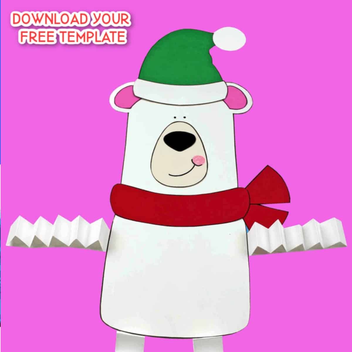 Polar Bear Craft For Preschool Kids - Craft Play Learn