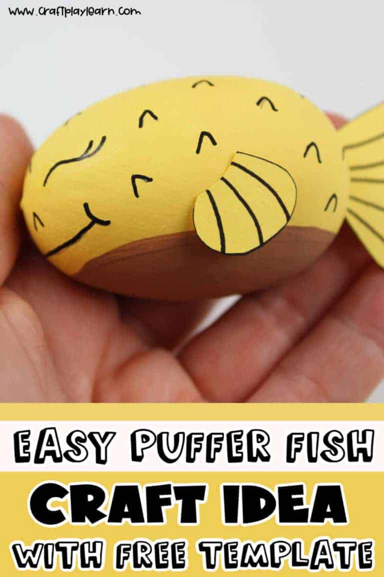 DIY Puffer Fish Craft For Kids - Craft Play Learn