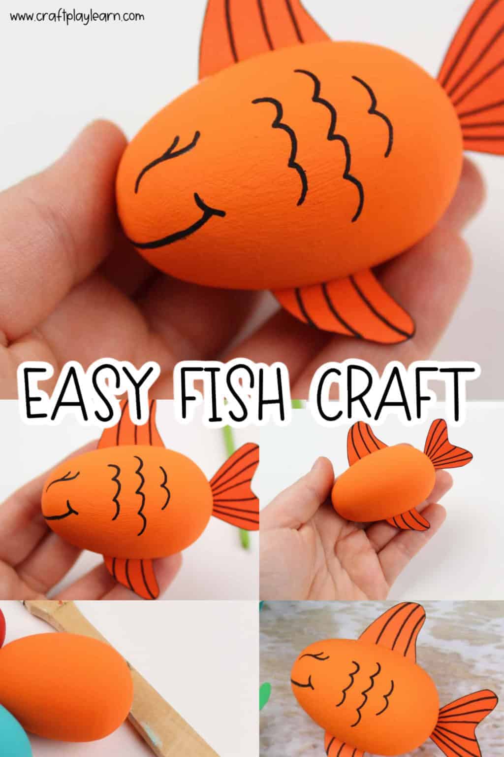 Easy Angelfish Art Project For Kids - Craft Play Learn