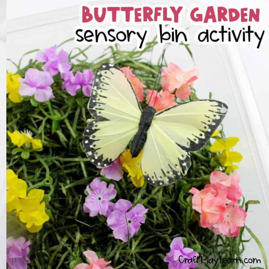 Butterfly Garden Sensory Activity - Craft Play Learn