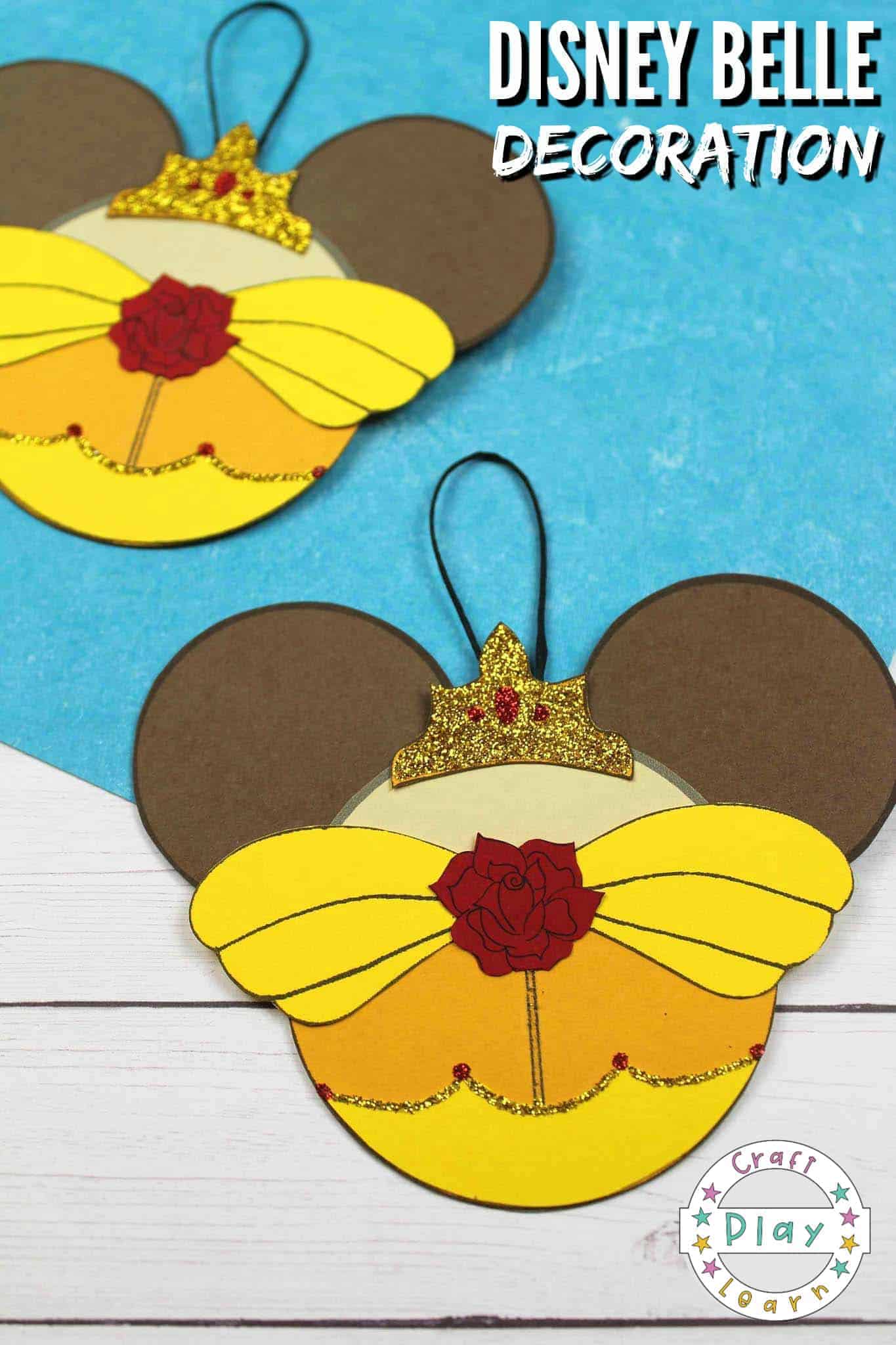 Disney Belle Disney Ears Decoration - Craft Play Learn