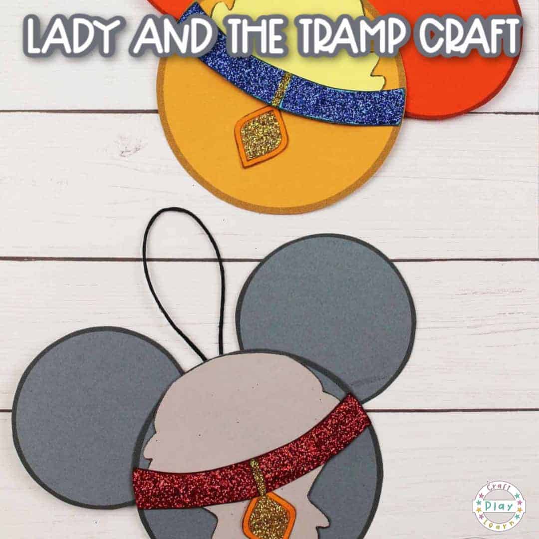 Lady And The Tramp Disney Mickey Ears Paper Craft - Craft Play Learn