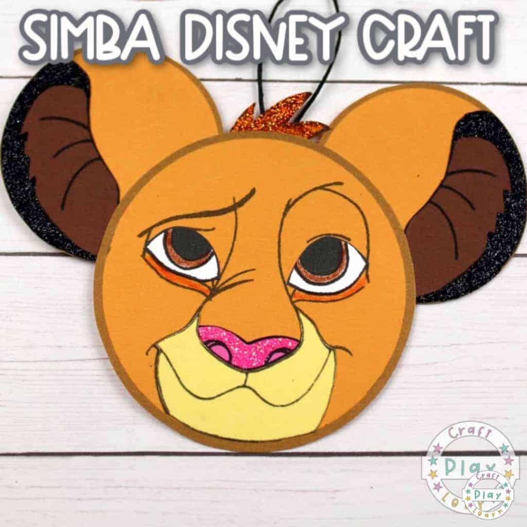 The Lion King Simba Mickey Ears Craft - Craft Play Learn