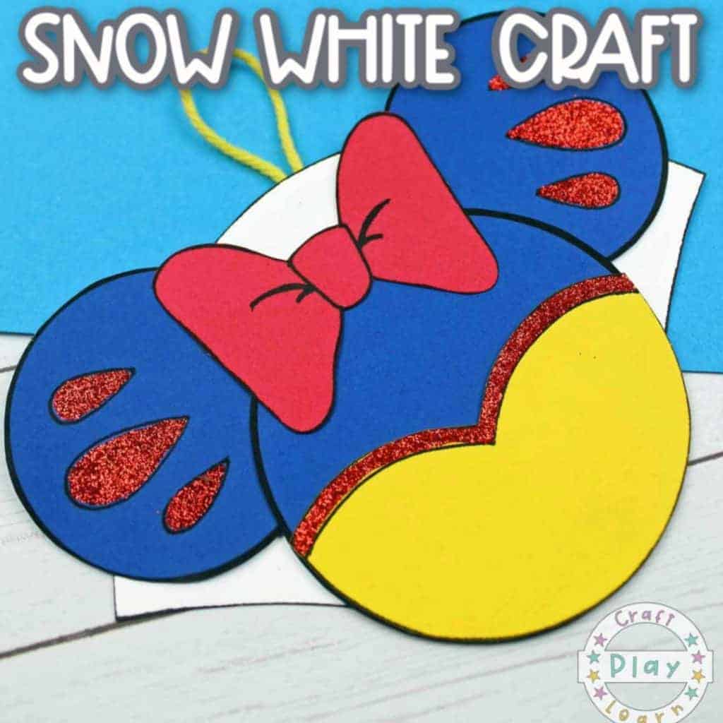 Snow White DIY Mickey Mouse Ears - Craft Play Learn