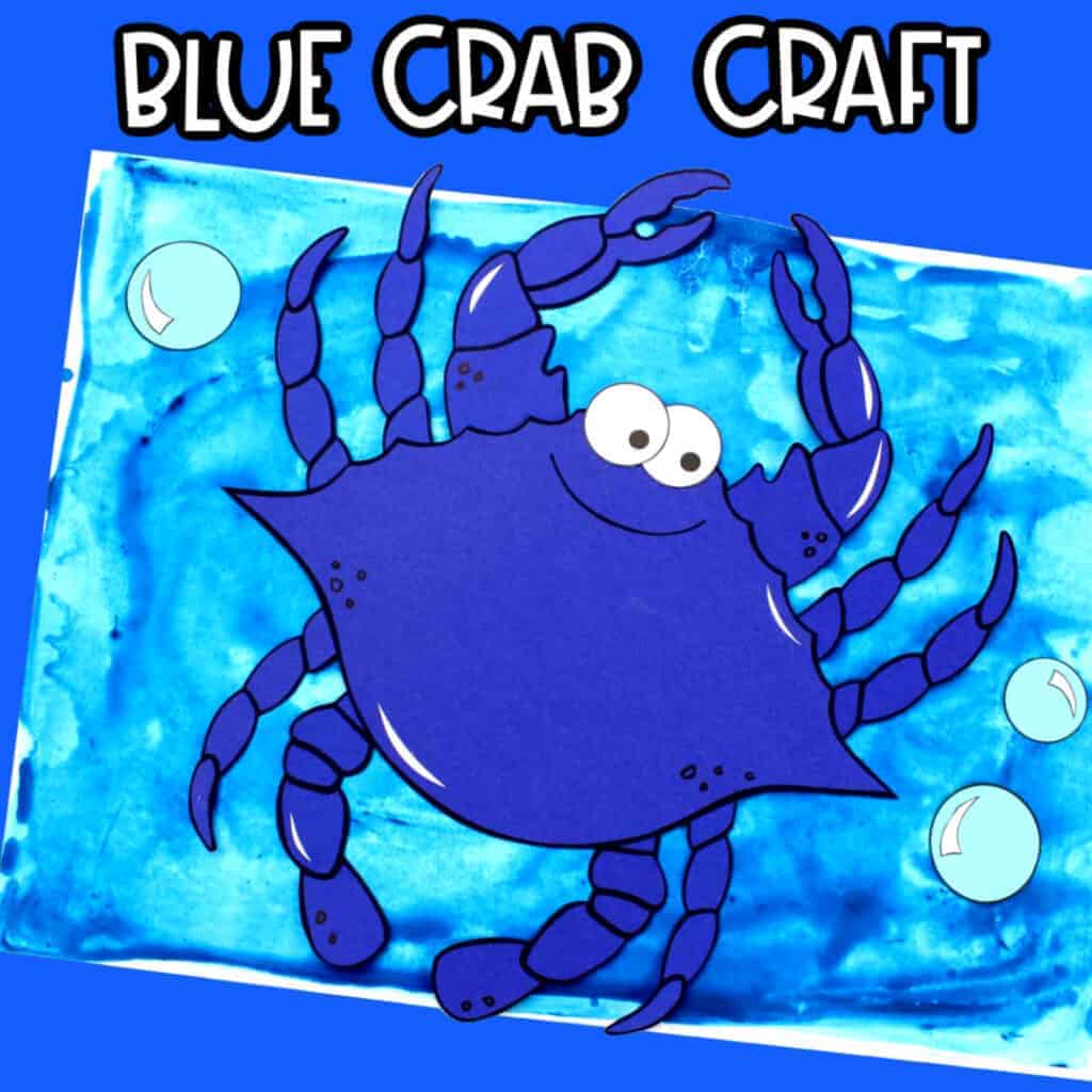 Blue Crab Art Project For Kids - Craft Play Learn