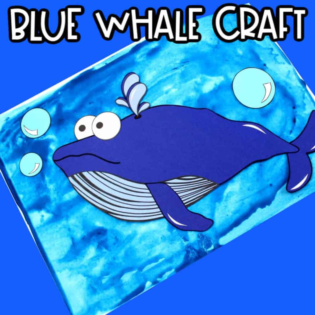 Easy Blue Whale Craft Idea For Kids - Craft Play Learn