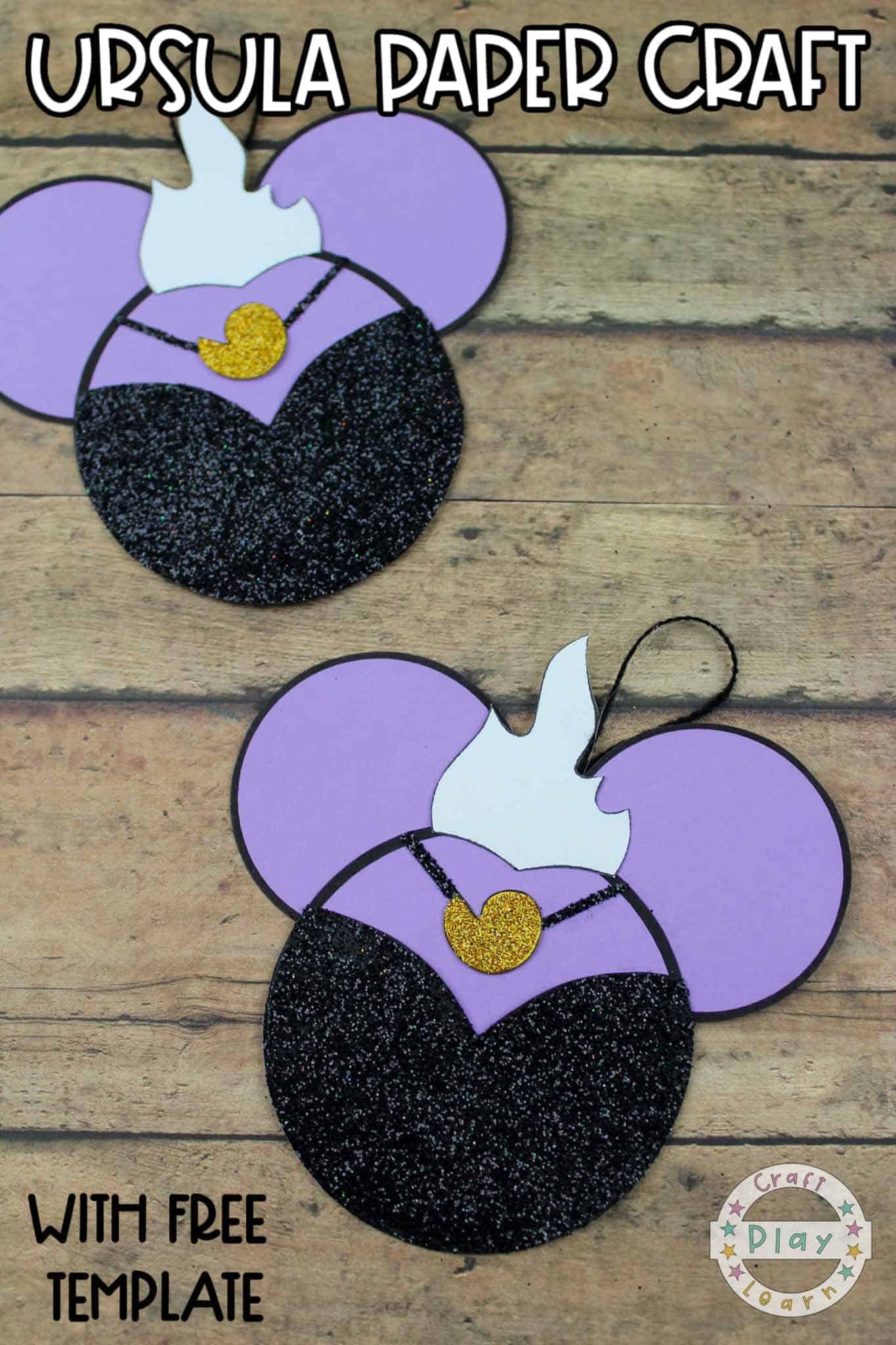 Disney Ursula Ornament: Crafts for Kids - Craft Play Learn