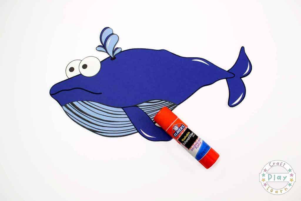 Easy Blue Whale Craft Idea For Kids - Craft Play Learn
