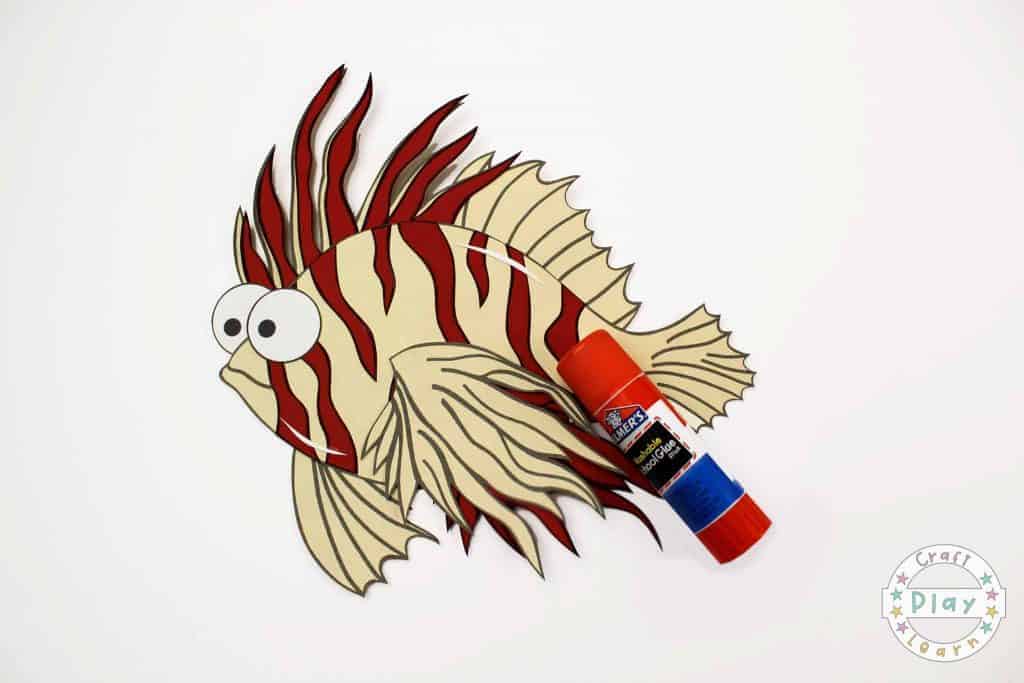 Easy Lion Fish Craft Activity For Kids - Craft Play Learn
