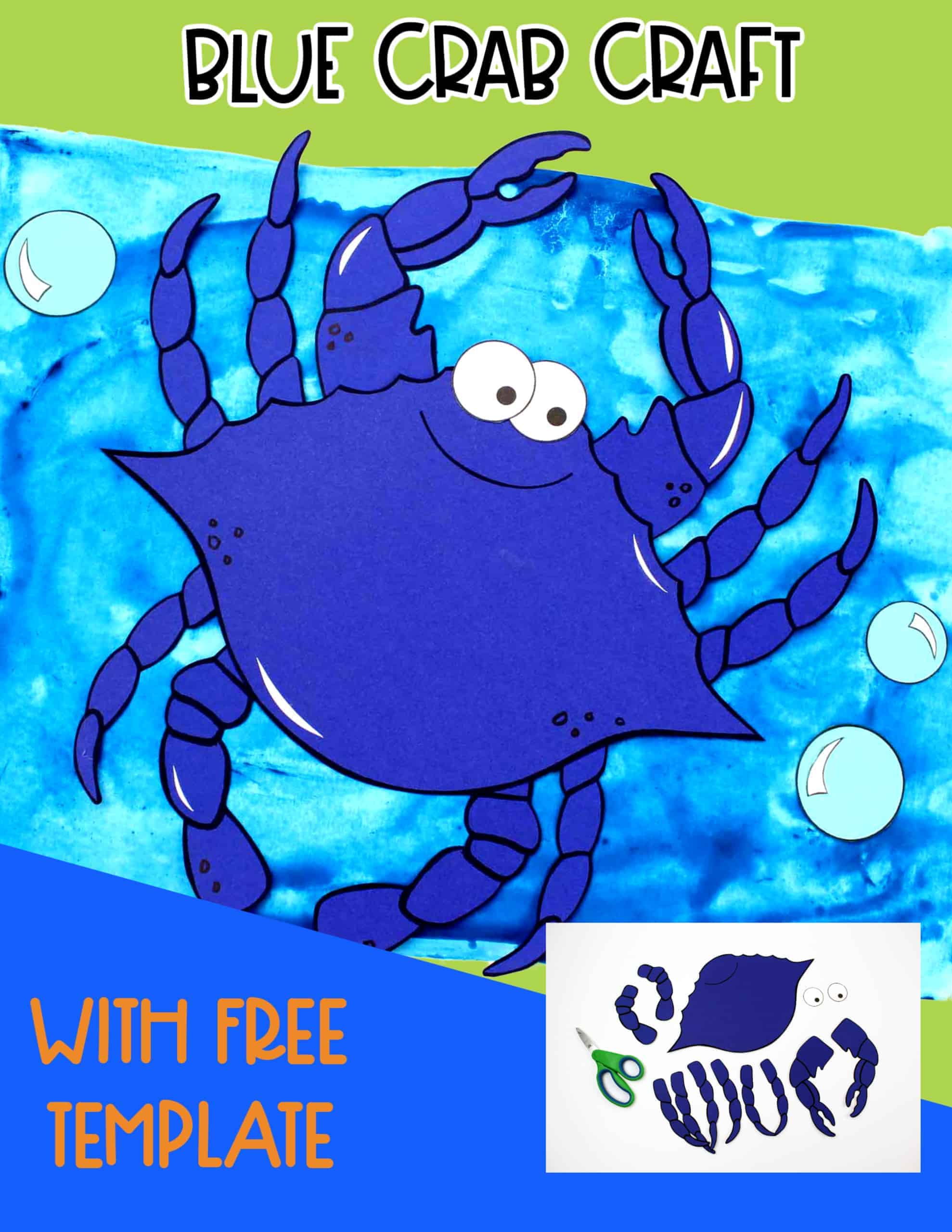 Blue Crab Art Project For Kids - Craft Play Learn