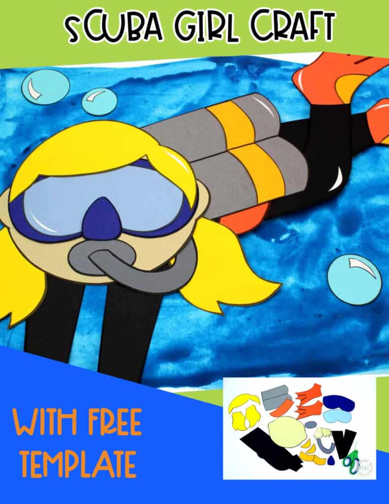 Scuba Diver Girl Craft for Kids - Craft Play Learn
