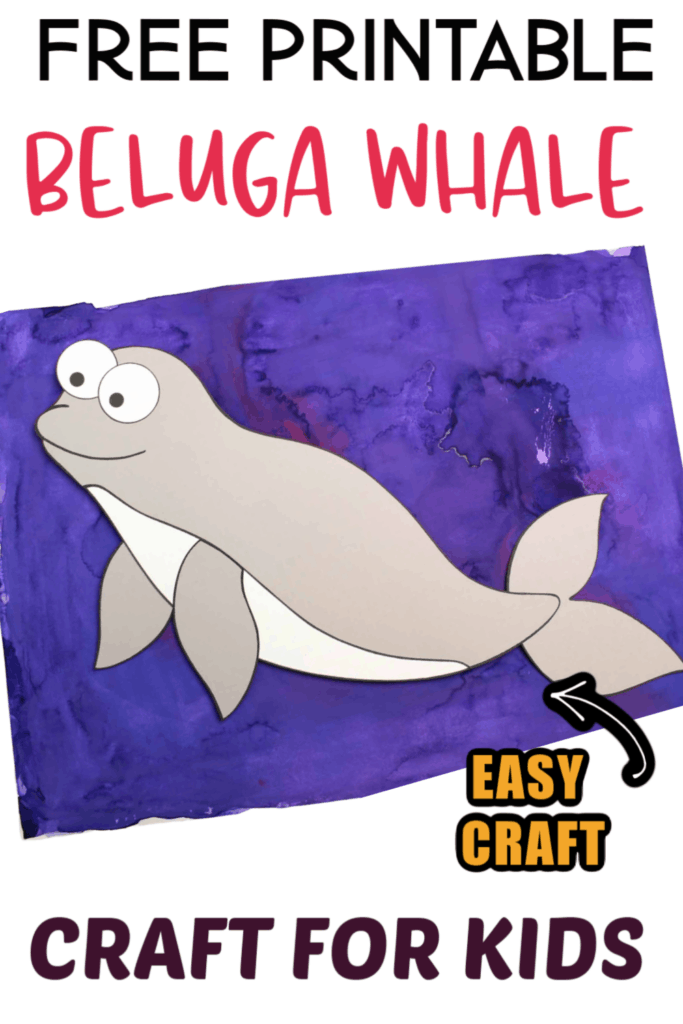 Easy Beluga Whale Craft For Kids - Craft Play Learn By The Inspiration Edit
