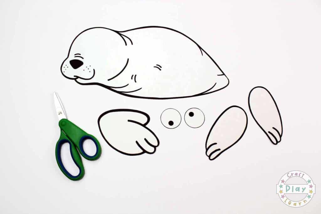 Easy Harp Seal Ocean Craft For Kids - Craft Play Learn By The ...