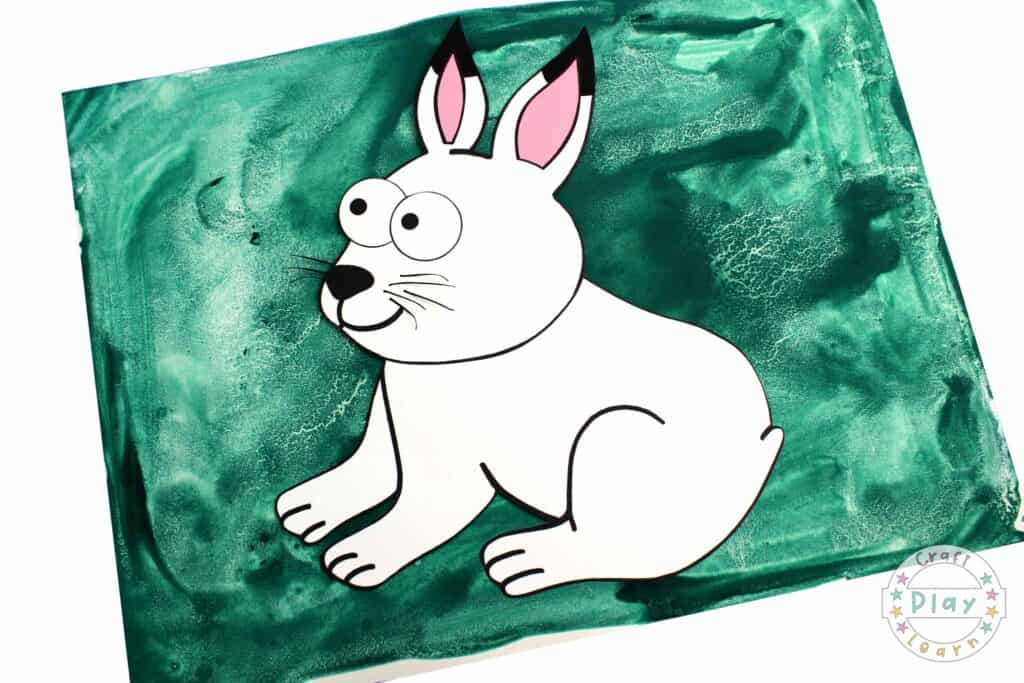 Arctic Hare Easy Kids Craft - Craft Play Learn