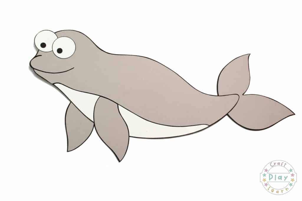 Easy Beluga Whale Craft For Kids - Craft Play Learn By The Inspiration Edit