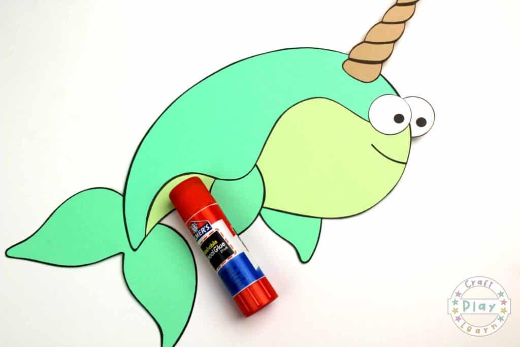 Easy Narwhal Craft For Preschoolers - Craft Play Learn By The ...