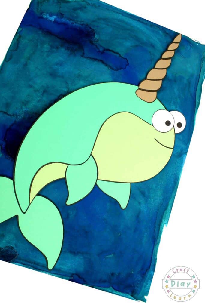Easy Narwhal Craft For Preschoolers - Craft Play Learn By The ...