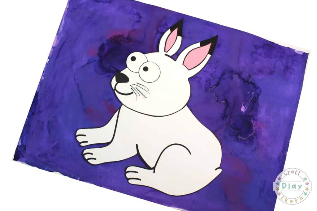 Arctic Hare Easy Kids Craft - Craft Play Learn