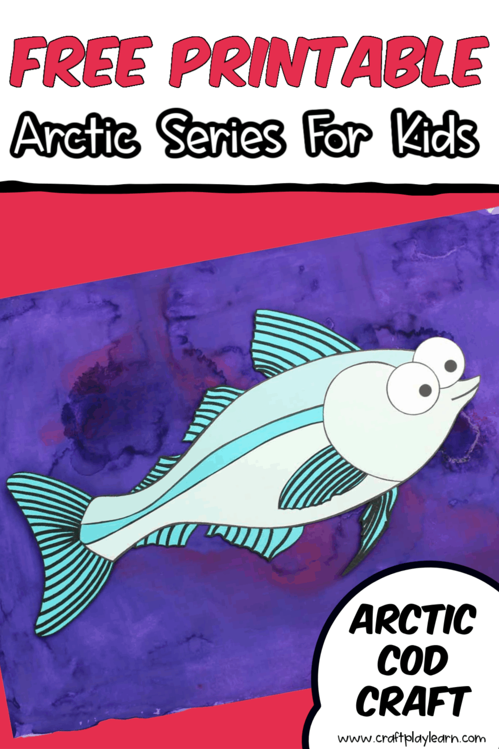 Fun Arctic Cod Fish Craft For Kids - Craft Play Learn
