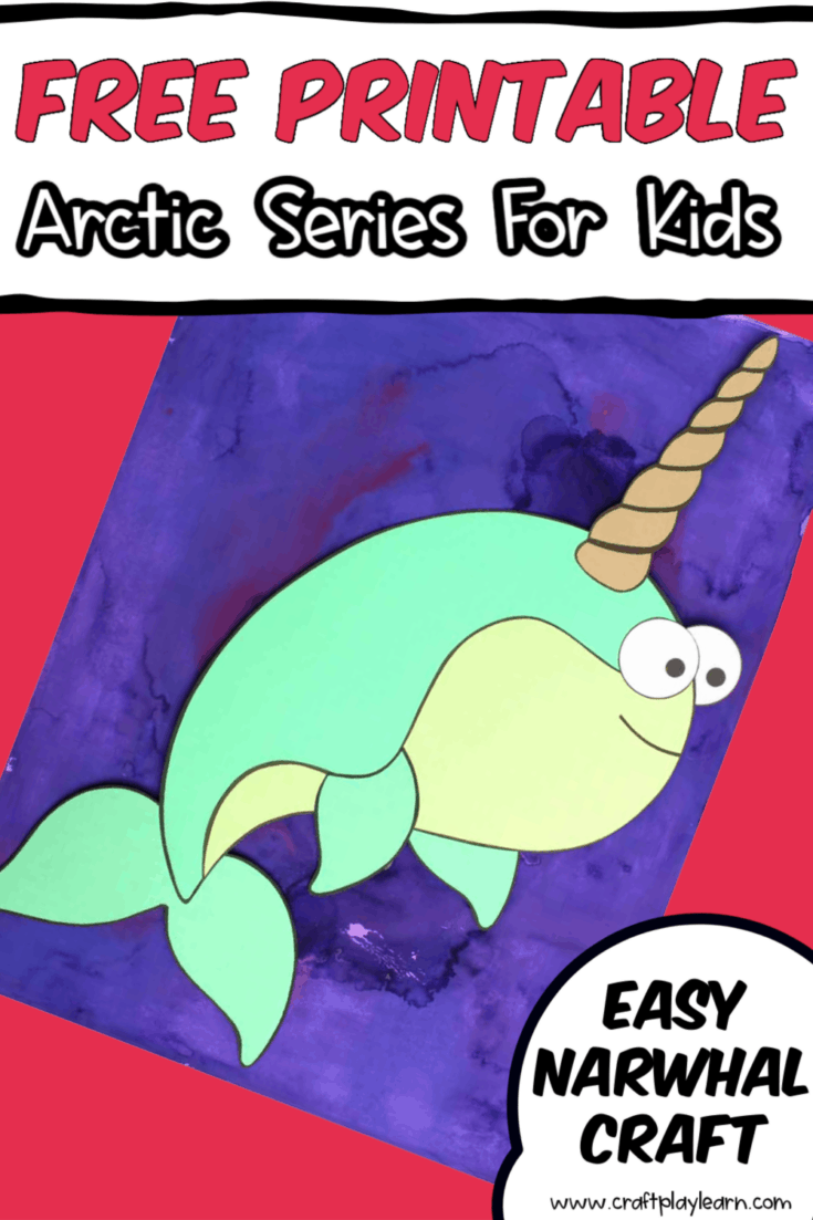 Easy Narwhal Craft For Preschoolers - Craft Play Learn By The ...