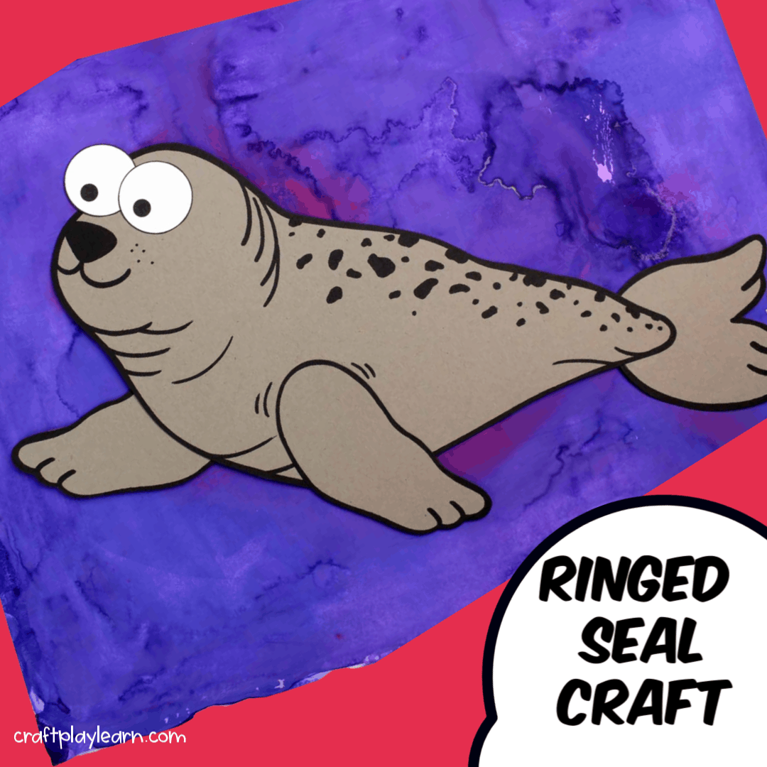 Arctic Animal Crafts For Preschoolers Ringed Seal - Craft Play Learn