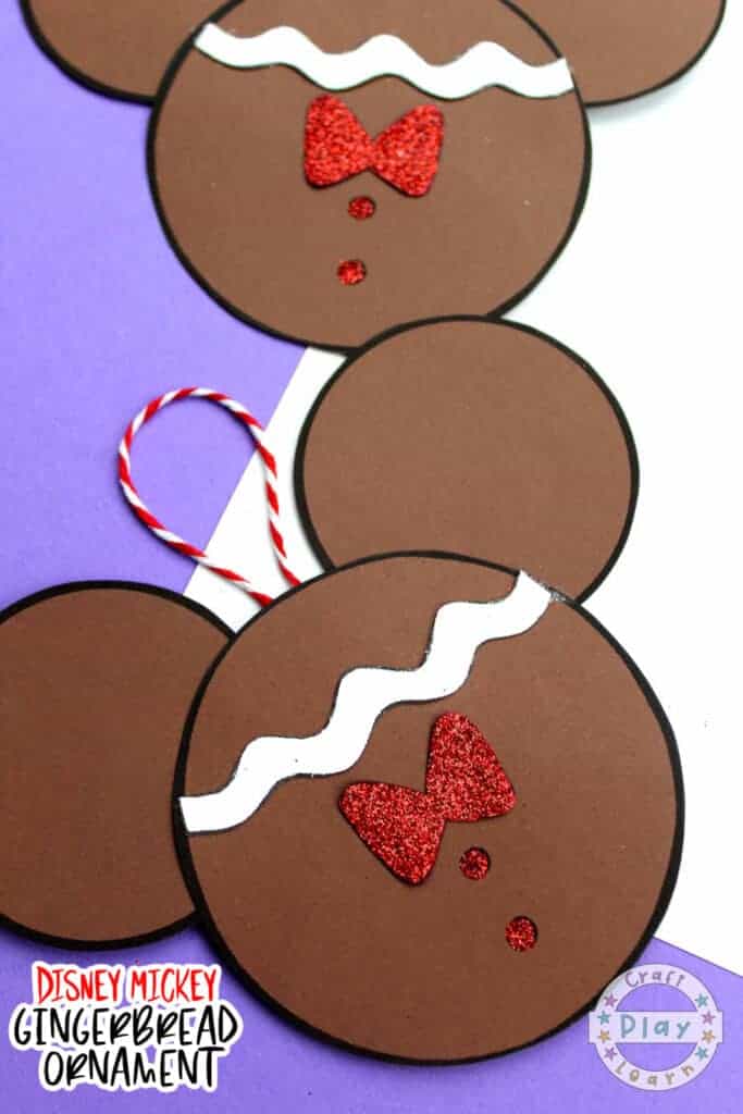 Disney Mickey Gingerbread Ornament - Craft Play Learn
