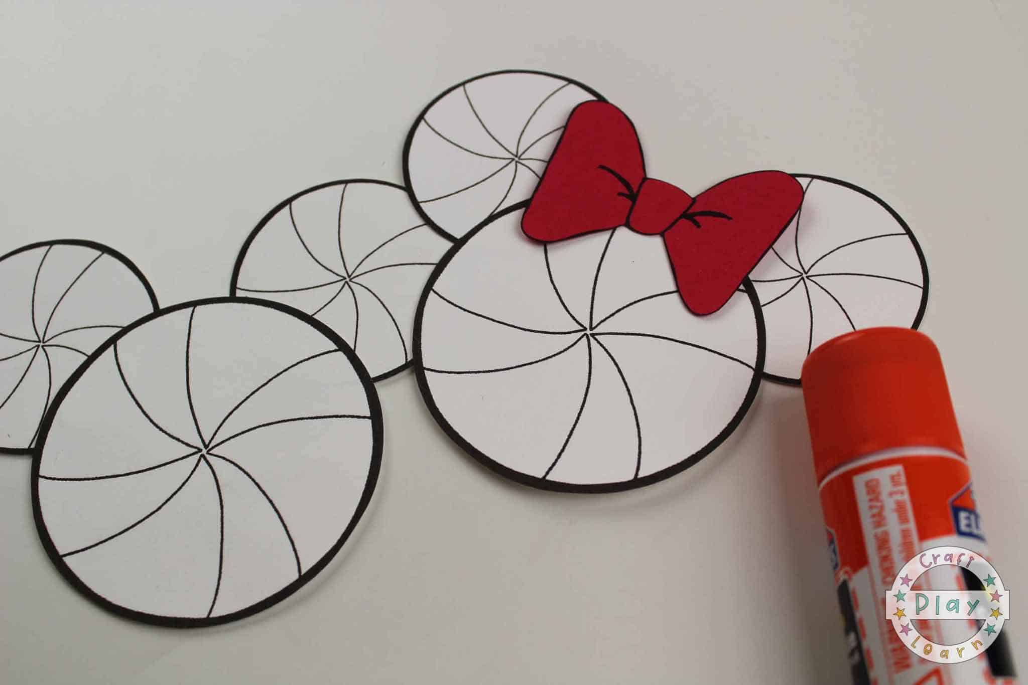 Minnie Mouse Christmas Craft For Kids - Craft Play Learn