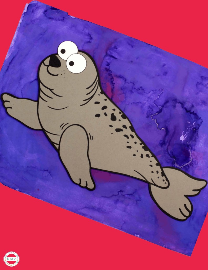 Arctic Animal Crafts For Preschoolers Ringed Seal - Craft Play Learn