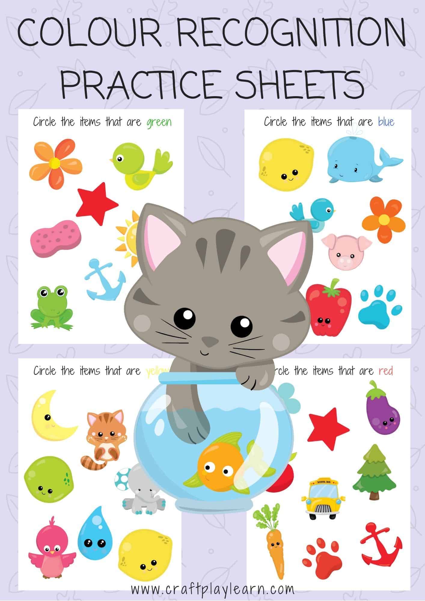 Preschool Color Recognition Sheets Craft Play Learn Preschool Color Recognition Sheets Craft Play Learn