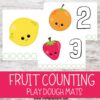 Fruit Themed Counting Cards For Preschool - Craft Play Learn