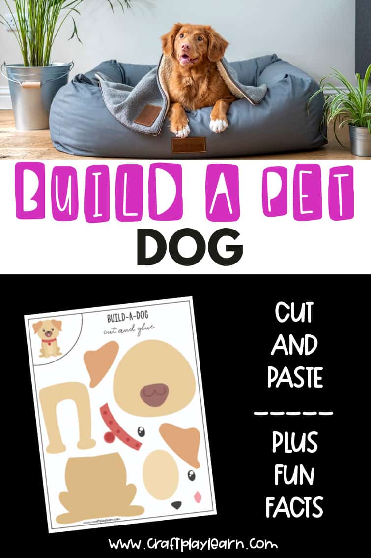 Build A Dog Paper Craft - Craft Play Learn