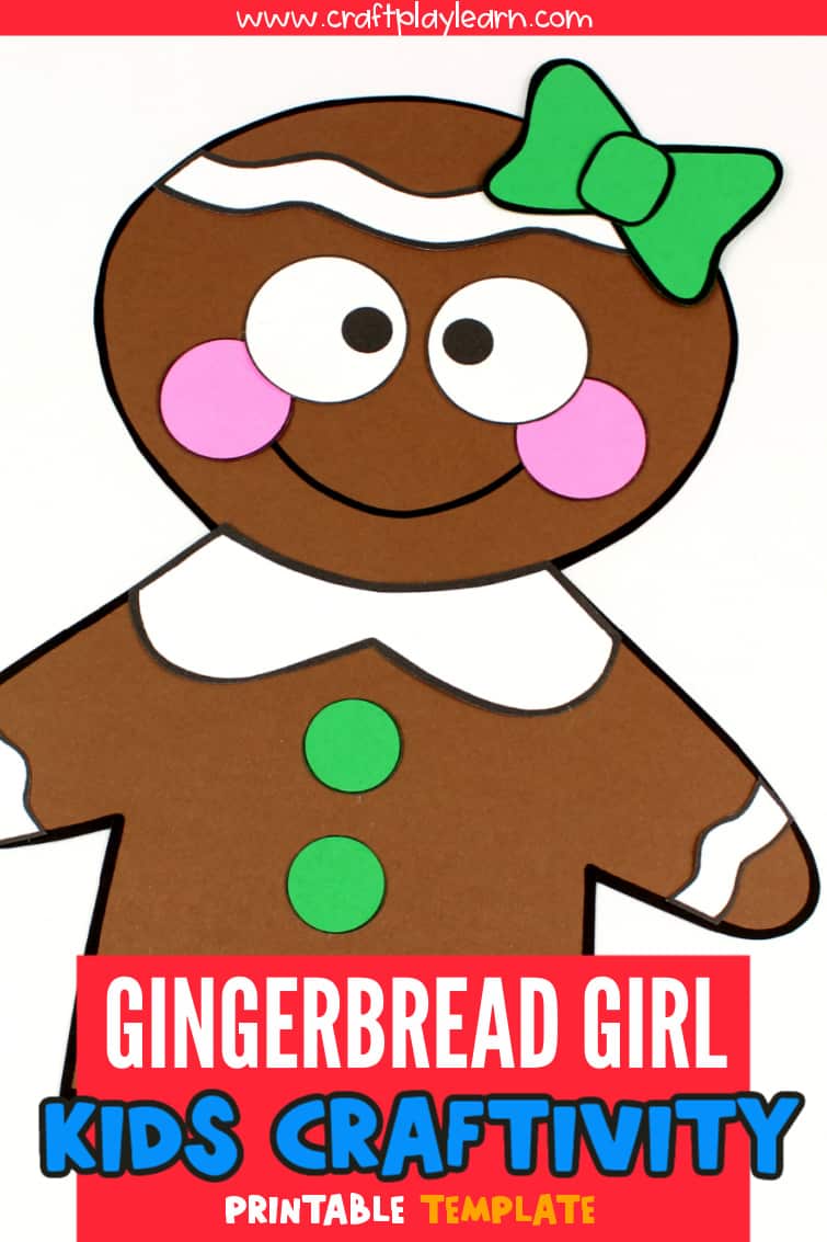 Gingerbread Girl Craft And Writing Prompts - Craft Play Learn