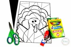 Turkey Themed Thanksgiving Coloring Page For Kids - Craft Play Learn