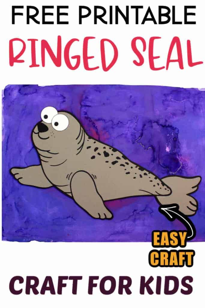 Arctic Animal Crafts For Preschoolers Ringed Seal - Craft Play Learn