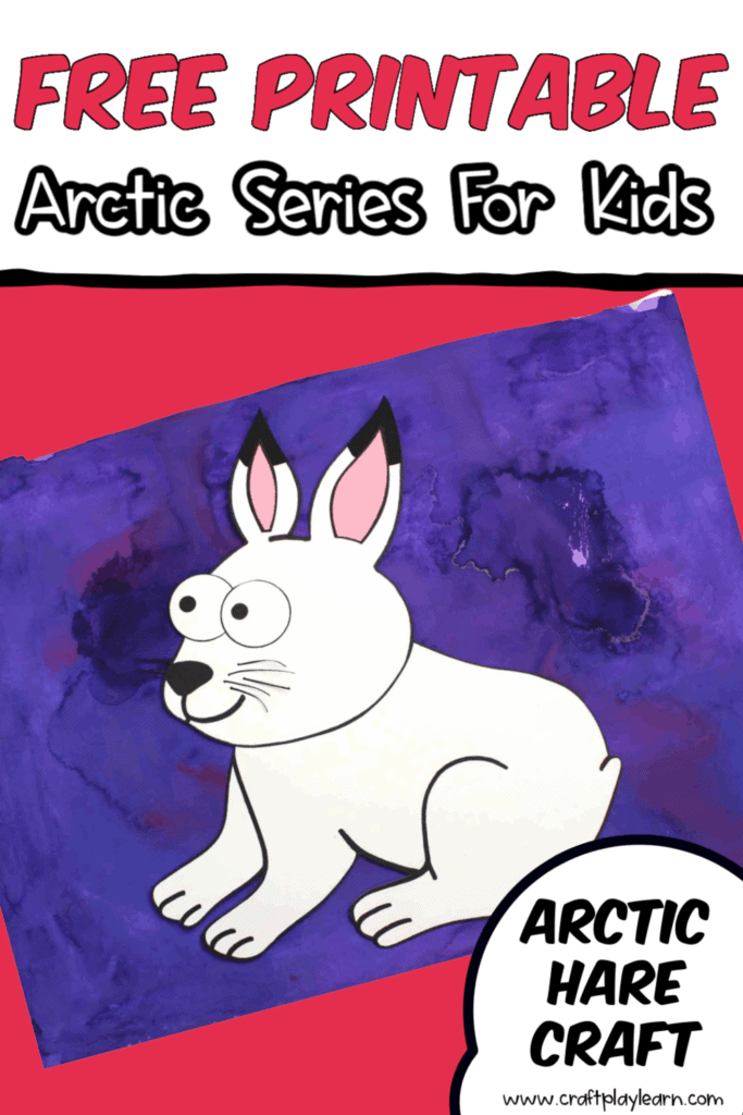 Arctic Hare Easy Kids Craft - Craft Play Learn