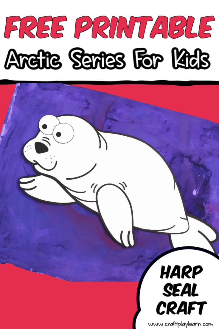 Easy Harp Seal Ocean Craft For Kids - Craft Play Learn By The ...