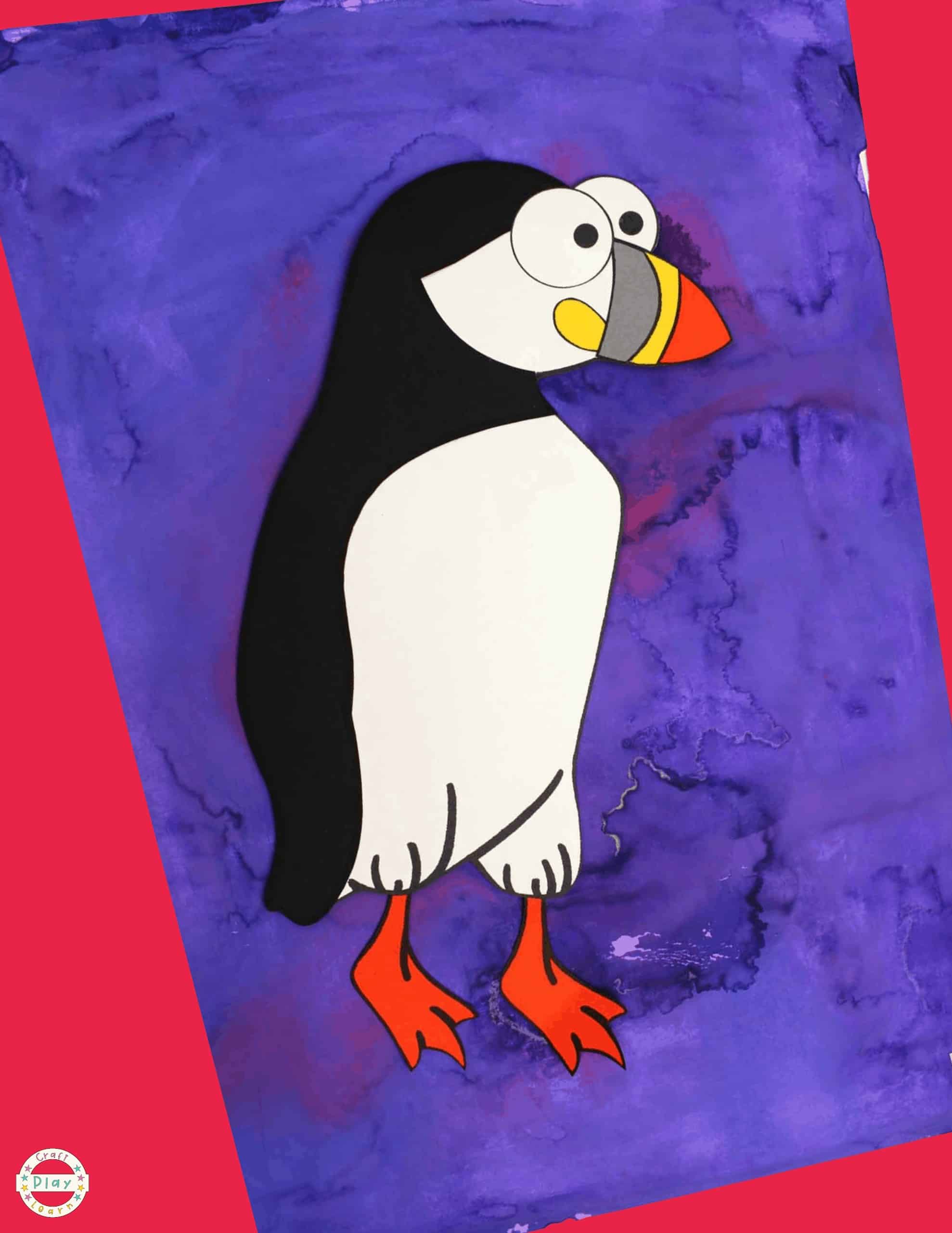 Fun & Easy Puffin Bird Craft For Kids - Craft Play Learn