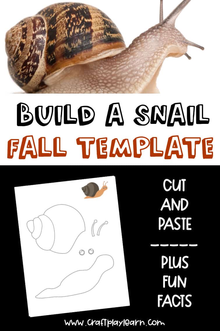 Kids Cut Out Snail Craft Template Craft Play Learn
