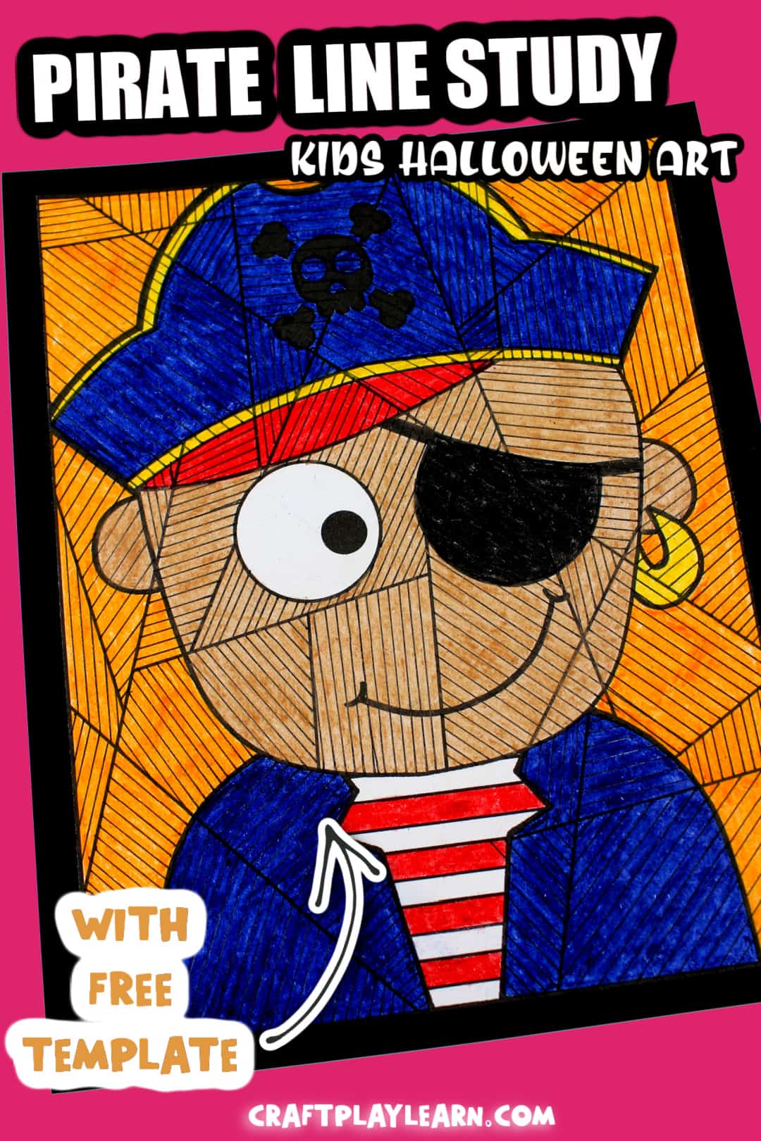 Drawing With Lines: Super Fun Pirate Activity - Craft Play Learn